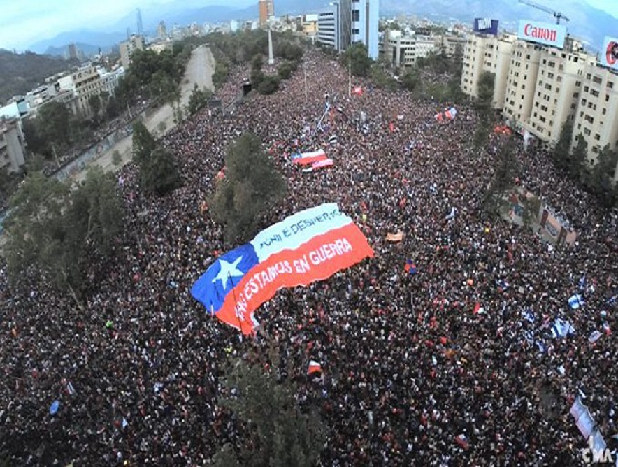 Over 1 Million People March in Chile’s Largest Protest | Defend ...