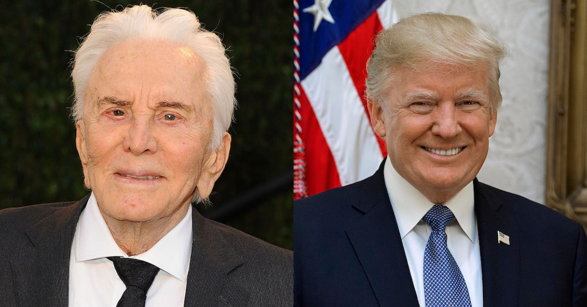 Remembering Kirk Douglas’s powerful open letter to Donald Trump ...