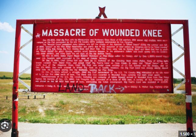 Trump administration celebrates the perpetrators of the Wounded Knee ...